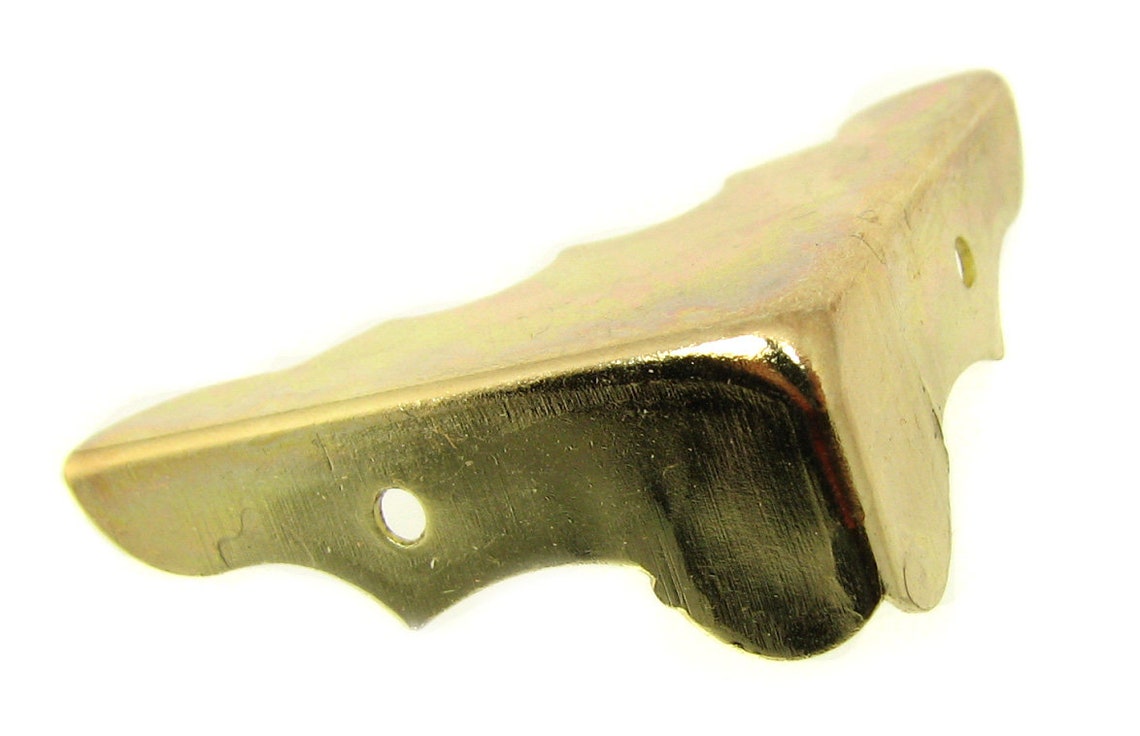 8-pack Brass-plated Box Corners With Screws - Etsy