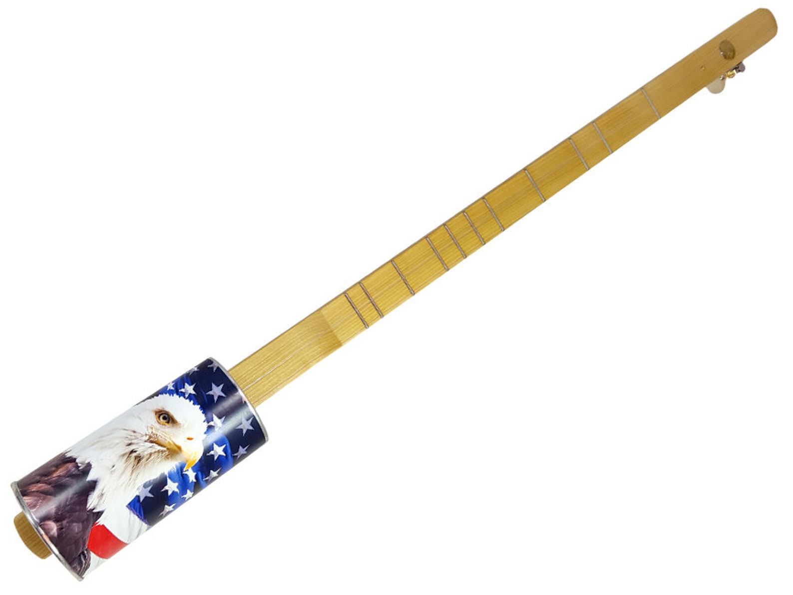 The stars & Stripes One-string Canjo by the - Etsy