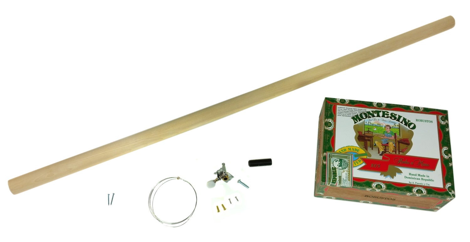 Complete One-string Cigar Box Guitar (diddley Bow) Kit - Etsy