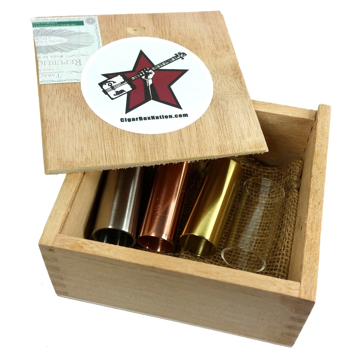 Slide Sampler Gift Set for Cigar Box Guitars - Etsy