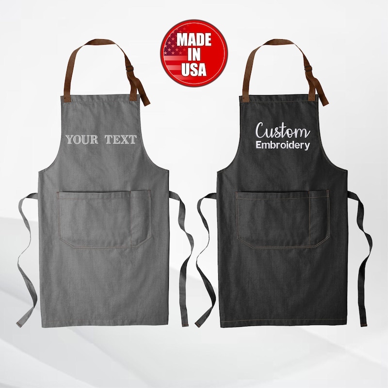 Monogrammed Aprons - Etsy