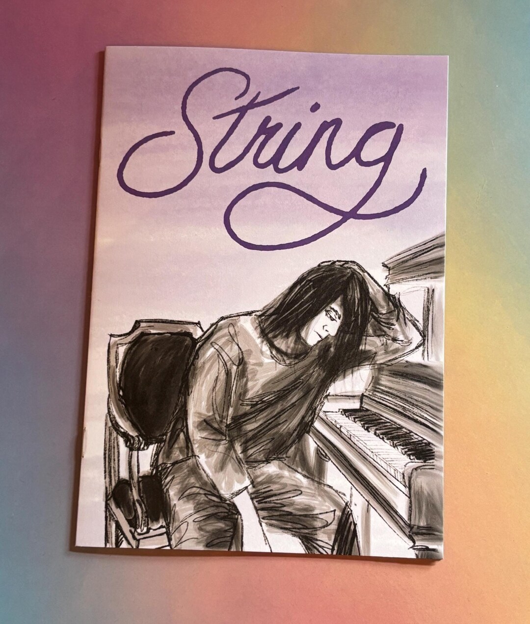 String - Pen and Ink Drawings - Music Related Personal Zine - Etsy