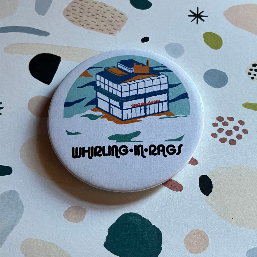 Disco Elysium Themed Pin Badge - Whirling in Rags - Etsy