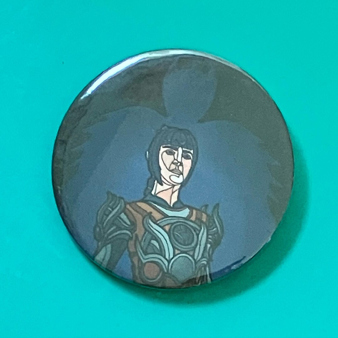 Shadowheart Baldurs Gate 3 Stained Glass Style Pin Badge - Etsy