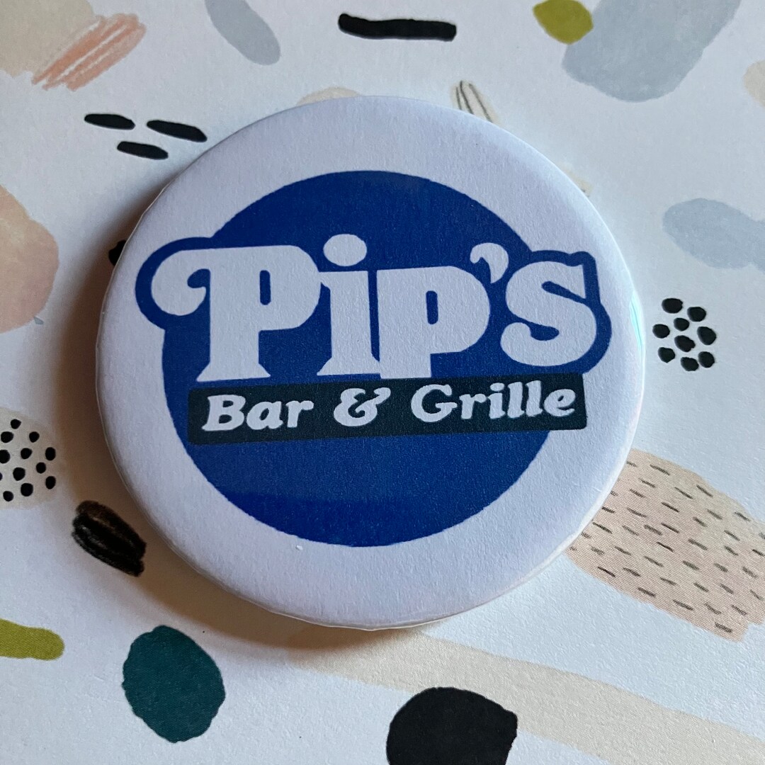 Severance Themed Pin Badge - Pip’s Grill Logo - Etsy