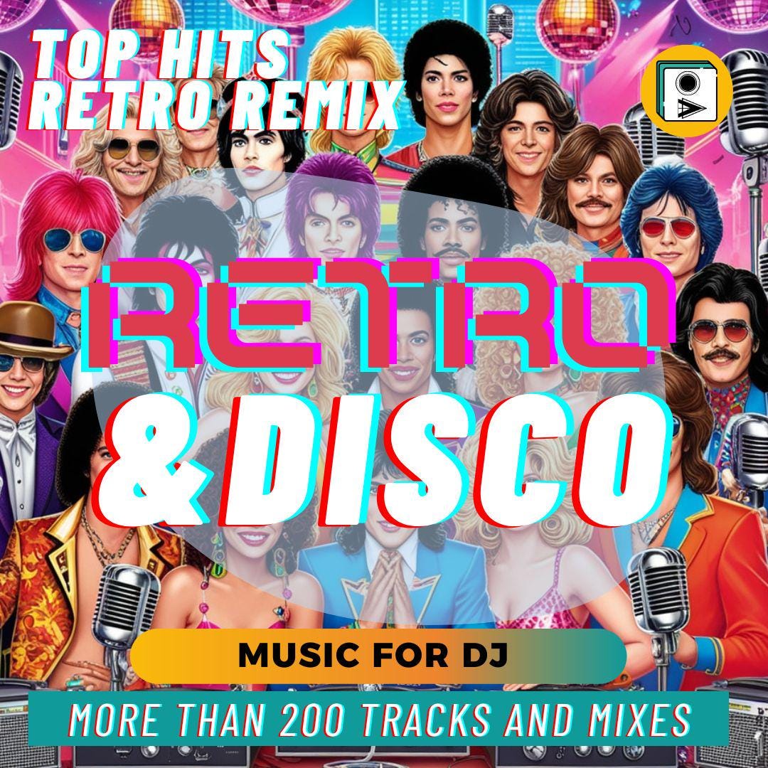 RETRO MUSIC DJ Club Mix Disco - Etsy