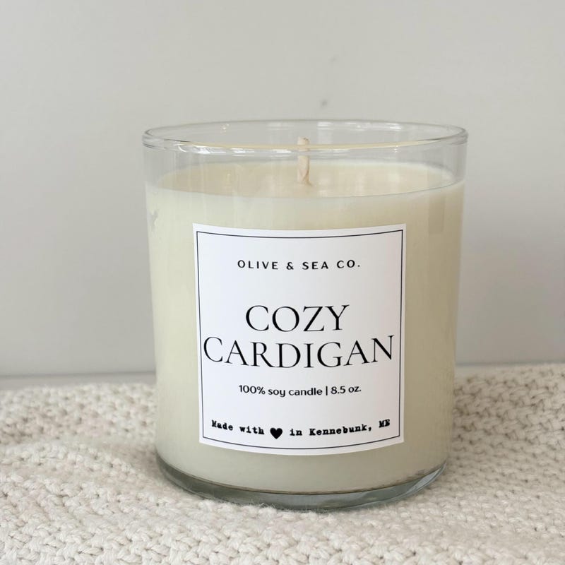 Cardigan Candle - Etsy UK