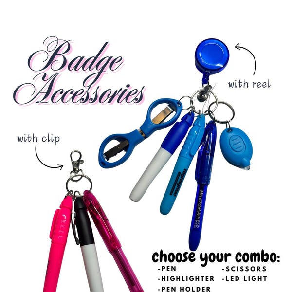 Clip on Nurse Badge Light - Etsy