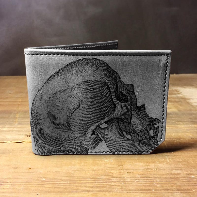 Skull Wallet - Etsy