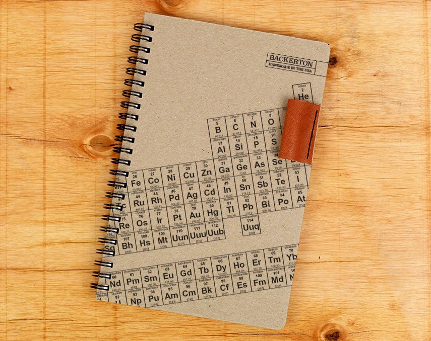 Periodic Table Notebook Notebook Periodic Table Spiral | Etsy
