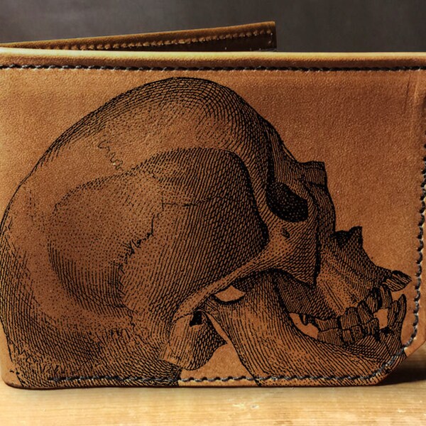 Skull Wallet - Etsy