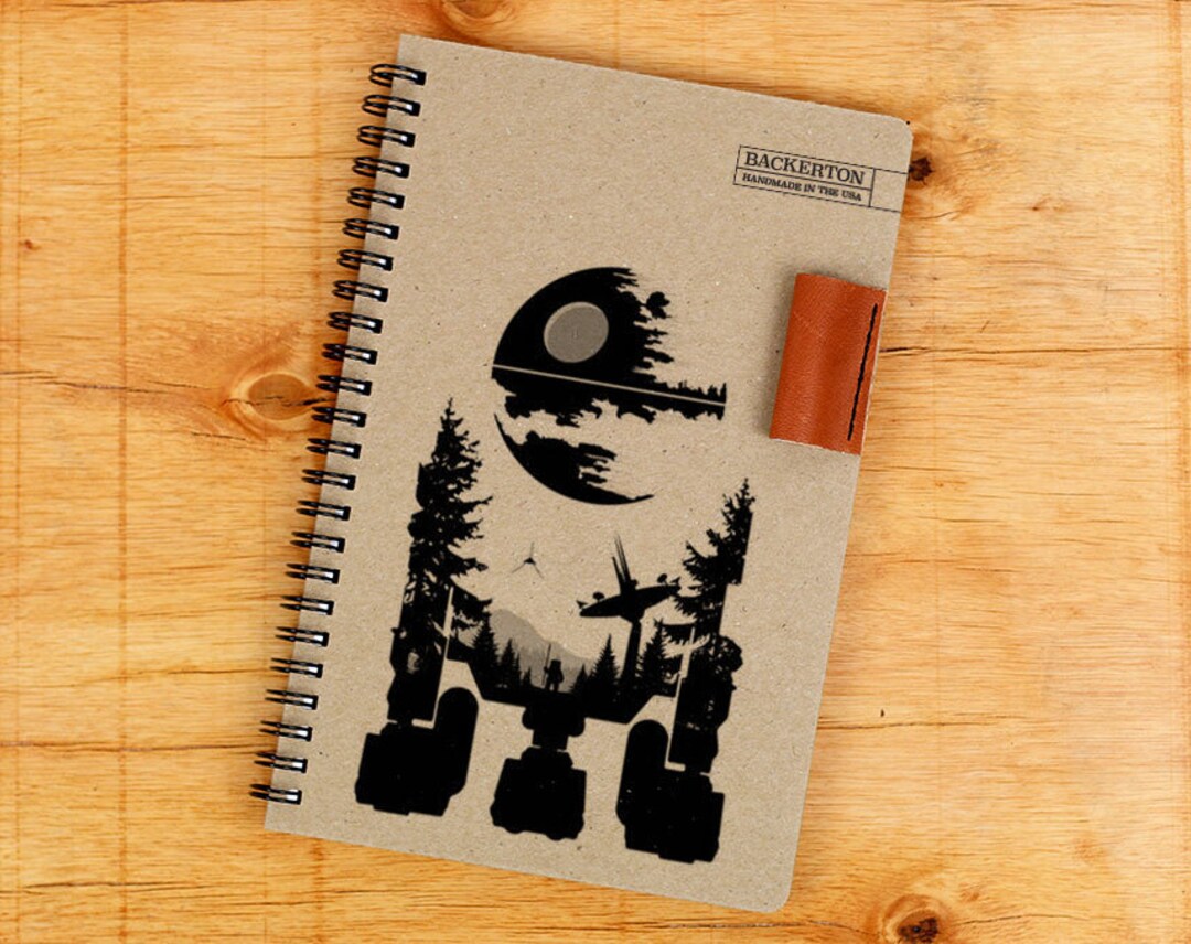 R2D2 Notebook, Notebook, R2D2, Spiral Notebook, Notepad, 5.5 X 8.5 ...