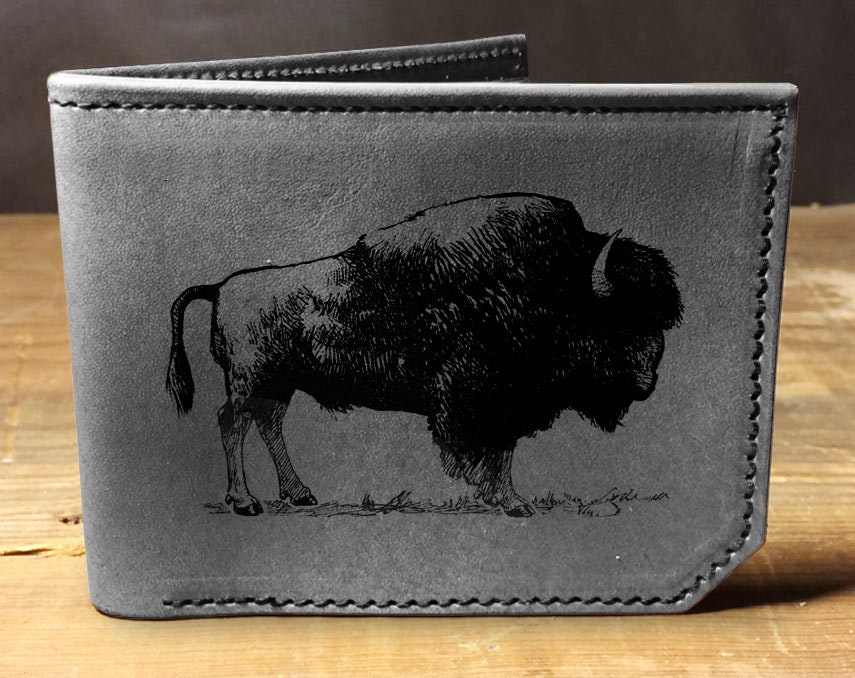Mens Leather Wallet Mens Wallet Buffalo Wallet Leather - Etsy Canada