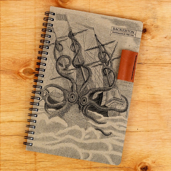 Octopus Notebook - Etsy