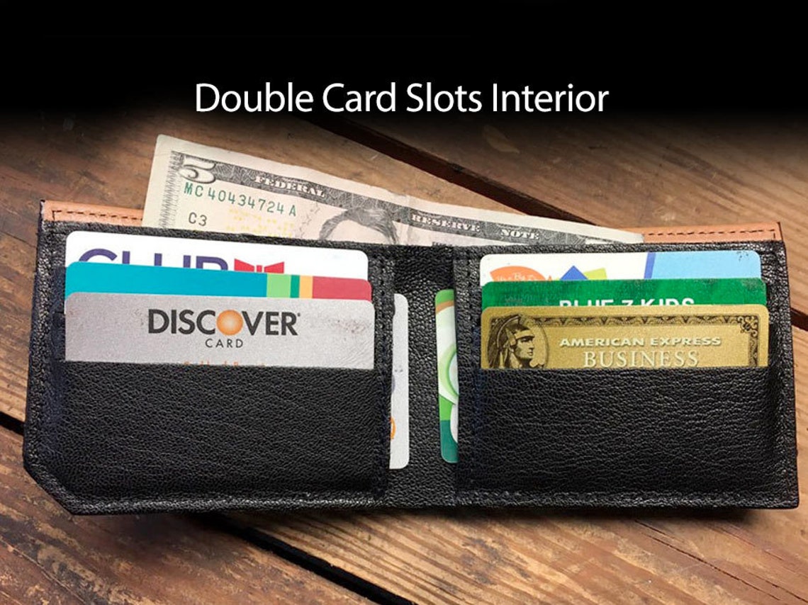 Mens Leather Wallet Mens Wallet Trees Wallet Leather | Etsy