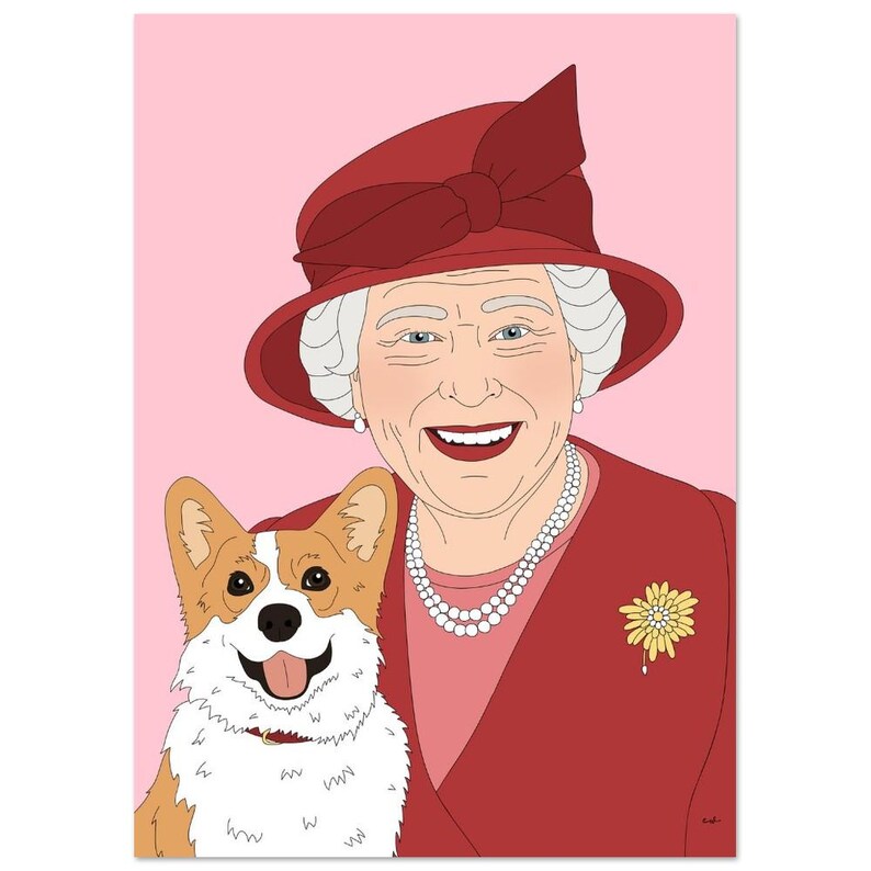 Queen Elizabeth | Poster | Home Decor - Etsy