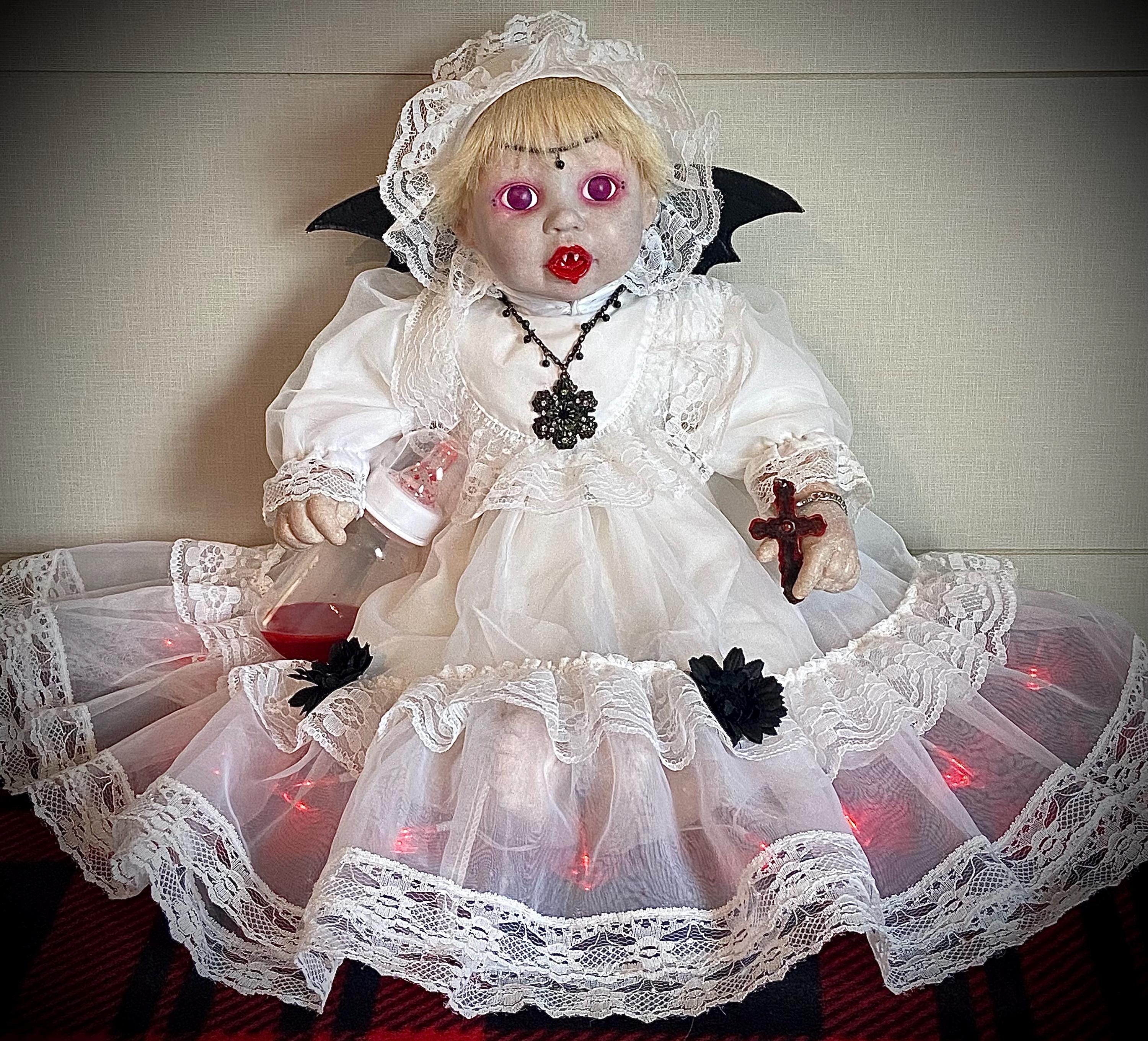 OOAK One-of-a-kind Hand-painted Reborn Vampiress Selene Lunar Goddess ...