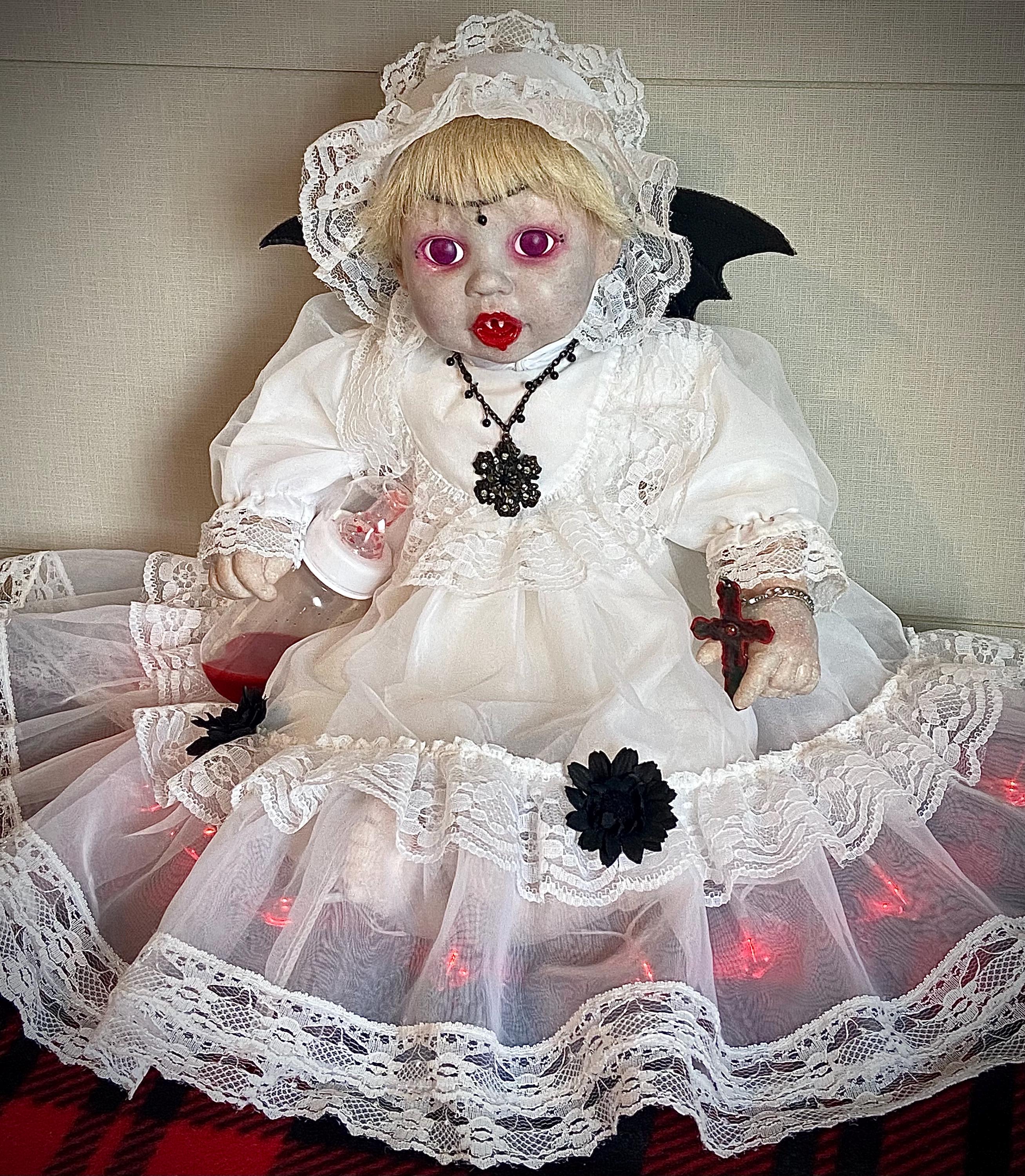 OOAK One-of-a-kind Hand-painted Reborn Vampiress Selene Lunar Goddess ...