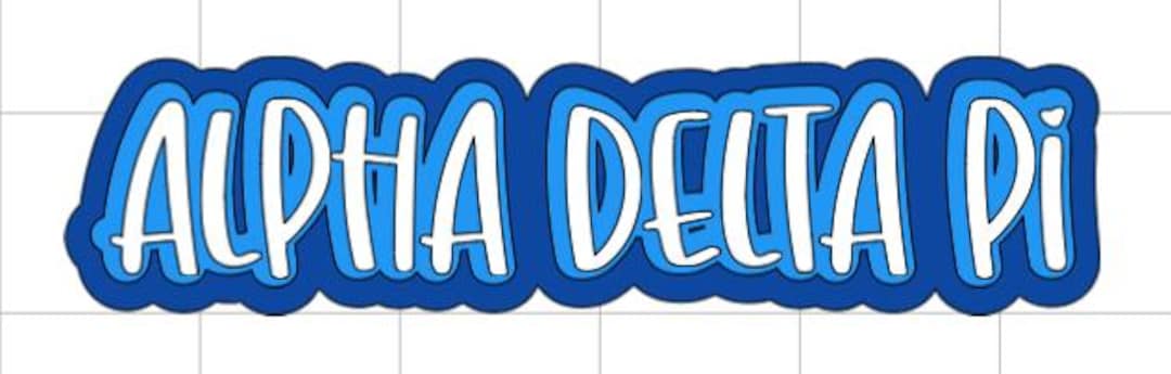 Alpha Delta Pi Sticker, ADPI Car Decal, Sorority Sticker, - Etsy