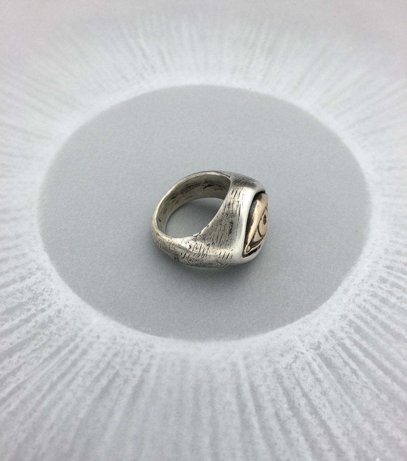 Illuminati Visionary Occult Ring Evil Eye Ring Protective - Etsy