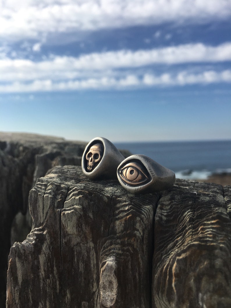 Illuminati Visionary Occult Ring Evil Eye Ring Protective - Etsy