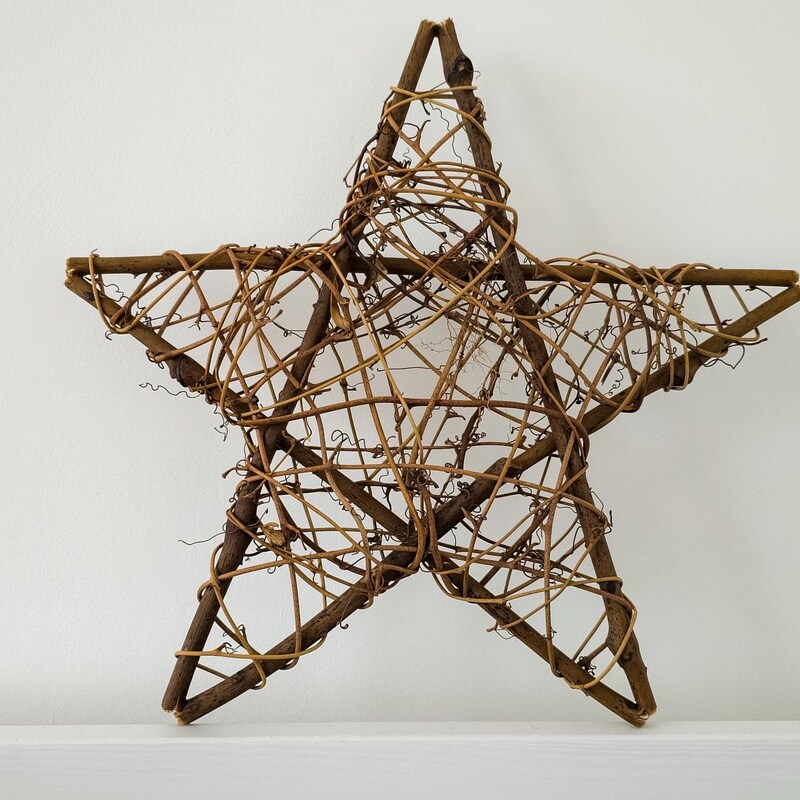 Grapevine Stars - Etsy