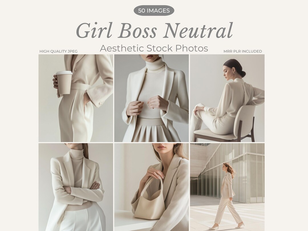 Girl Boss Neutral Aesthetic Stock Photos Girl Boss Neutral Faceless ...