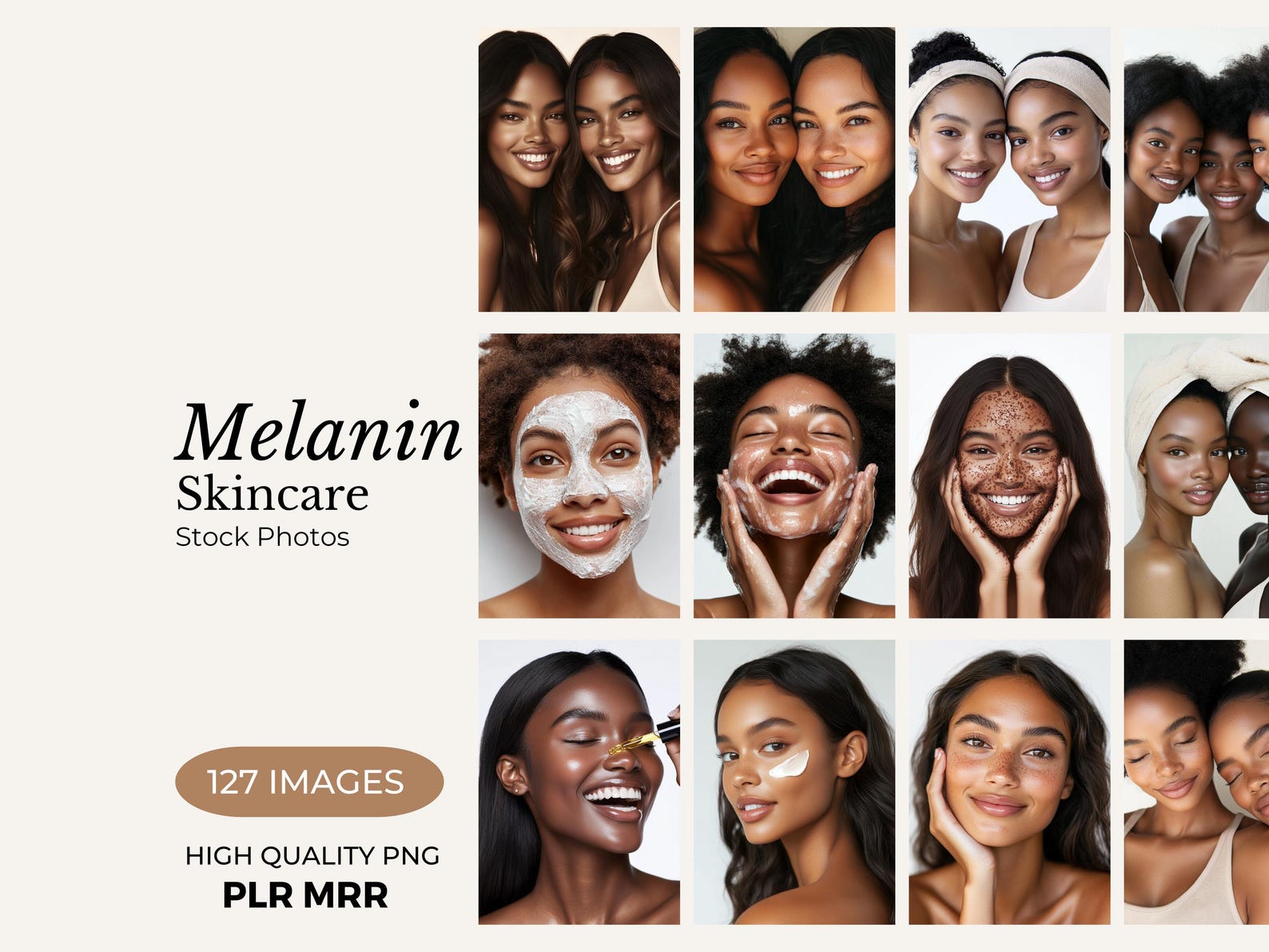 Melanin Skincare Stock Photo Skincare Beauty Photos Black Woman Skin ...