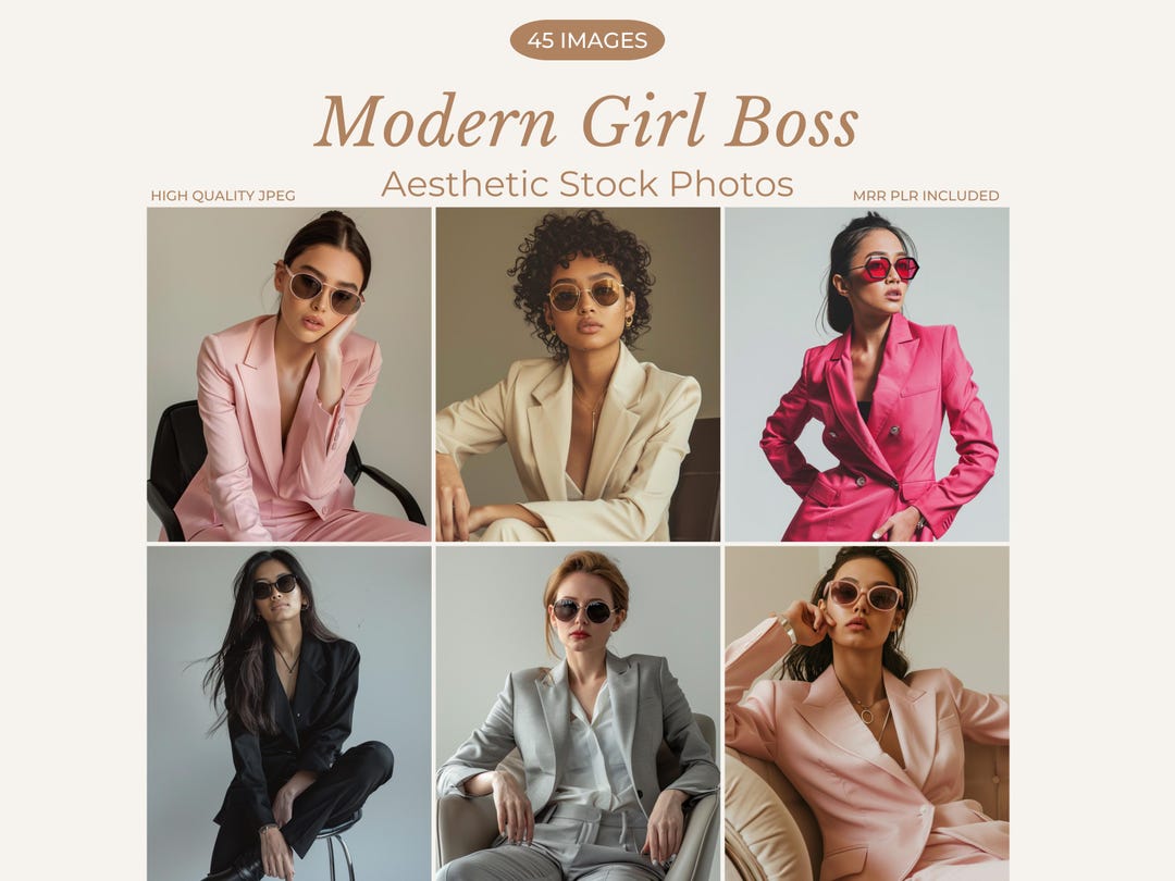 Modern Girl Boss Aesthetic Stock Photos Modern Girl Boss Lifestyle ...