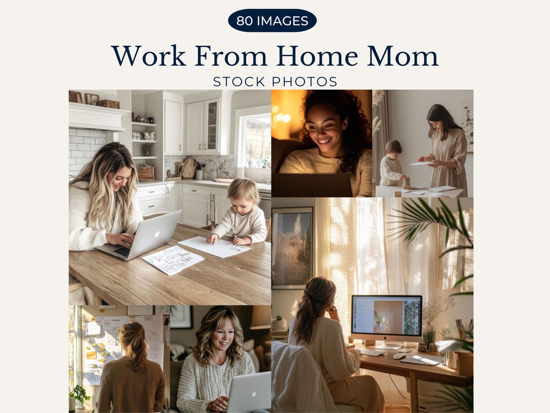 Work From Home Mom Photos Mompreneur Stock Images Working Mom Photos ...