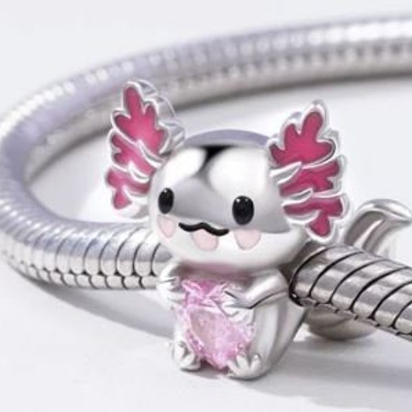 Pandora Axolotl Charm - Etsy UK