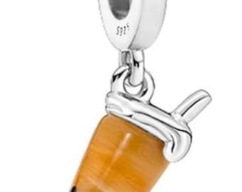 Bubble Tea Pandora Charm - Etsy