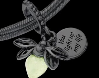 Glow in Dark Firefly Charm - Etsy