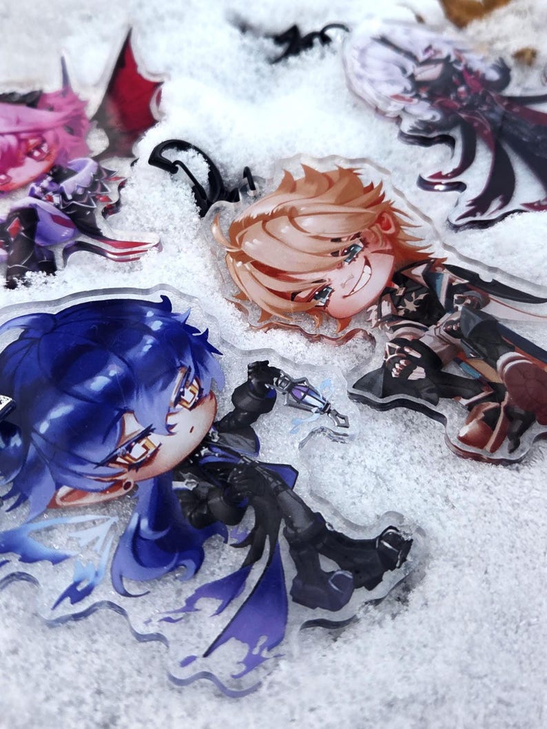 GENSHIN - Keychains - Nod-krai - Flins, Varka, Durin, Rerir - Etsy