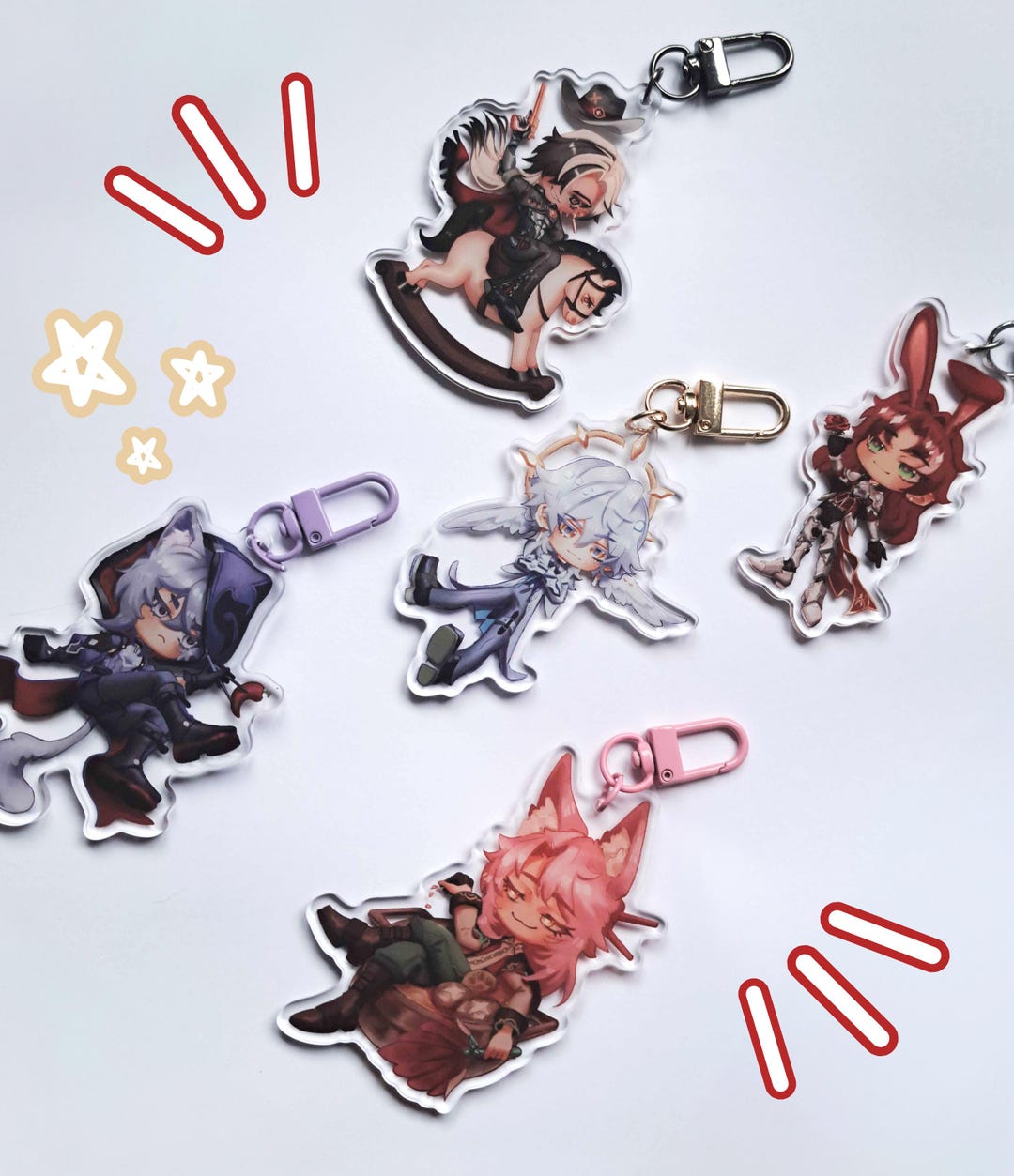 Honkai Star Rail Keychains - Etsy