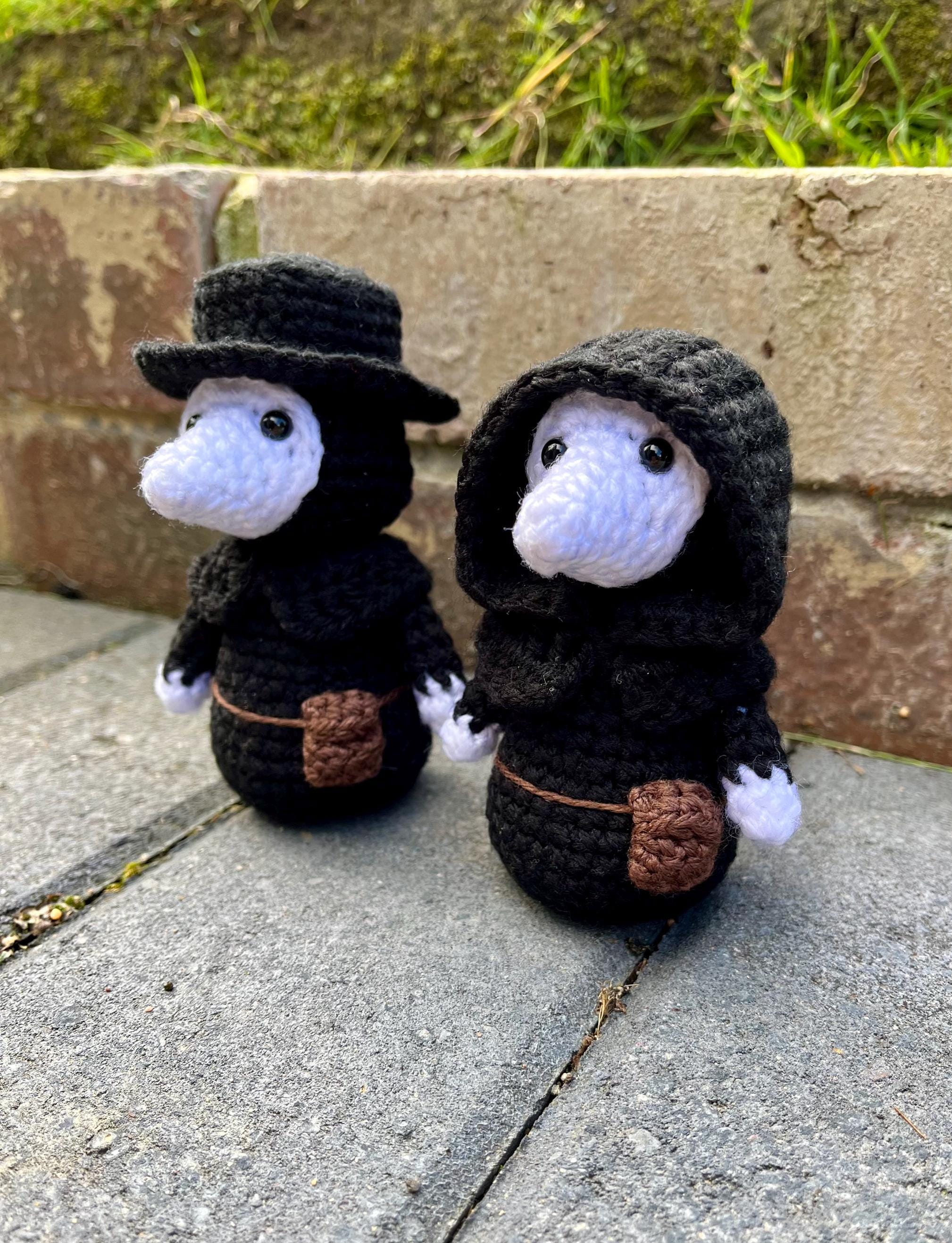 Crochet Plague Doctor Pattern | Plague Doctor Amigurumi Plush Pattern ...