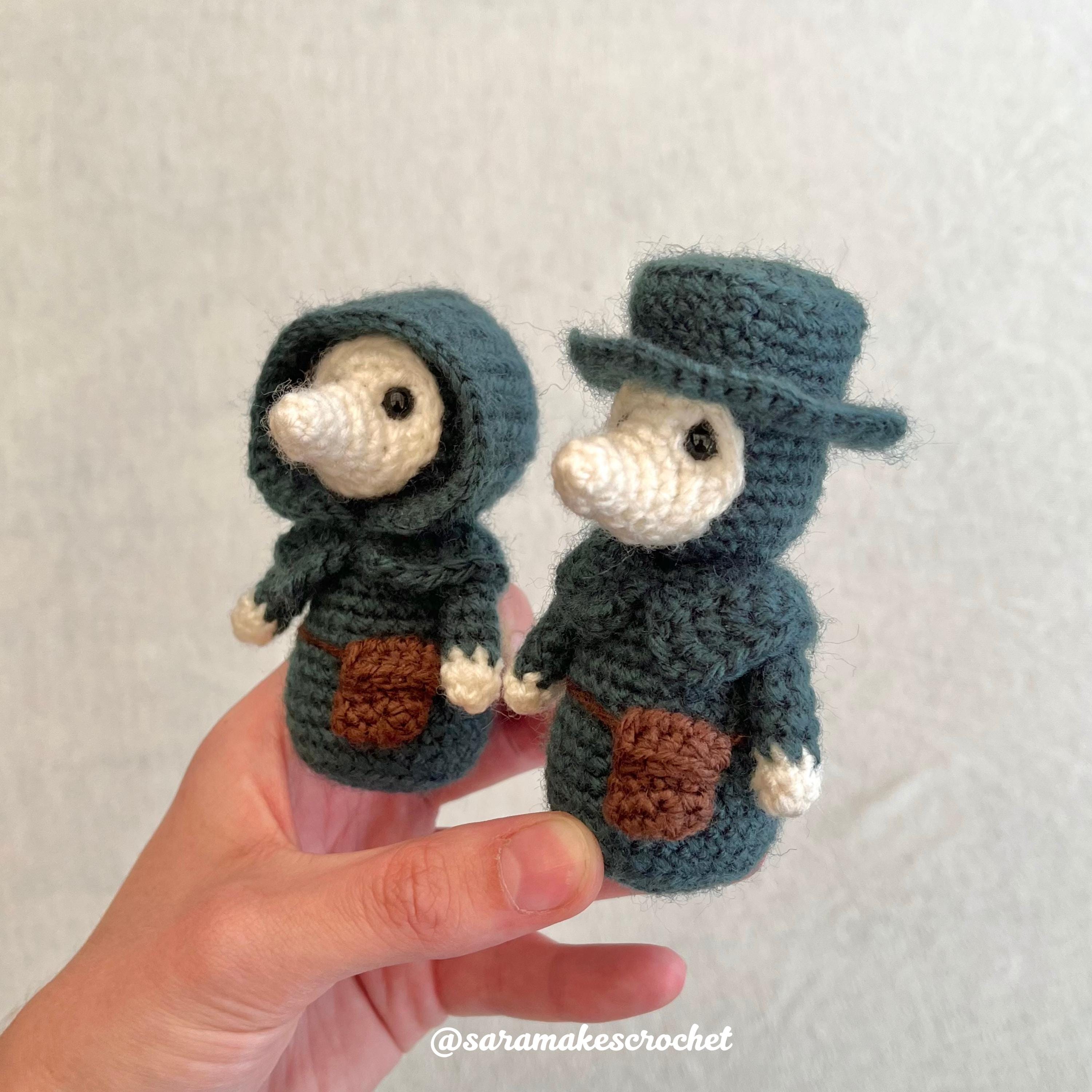 Paul the Plague Doctor Crochet Pattern | Two Versions PDF (digital ...
