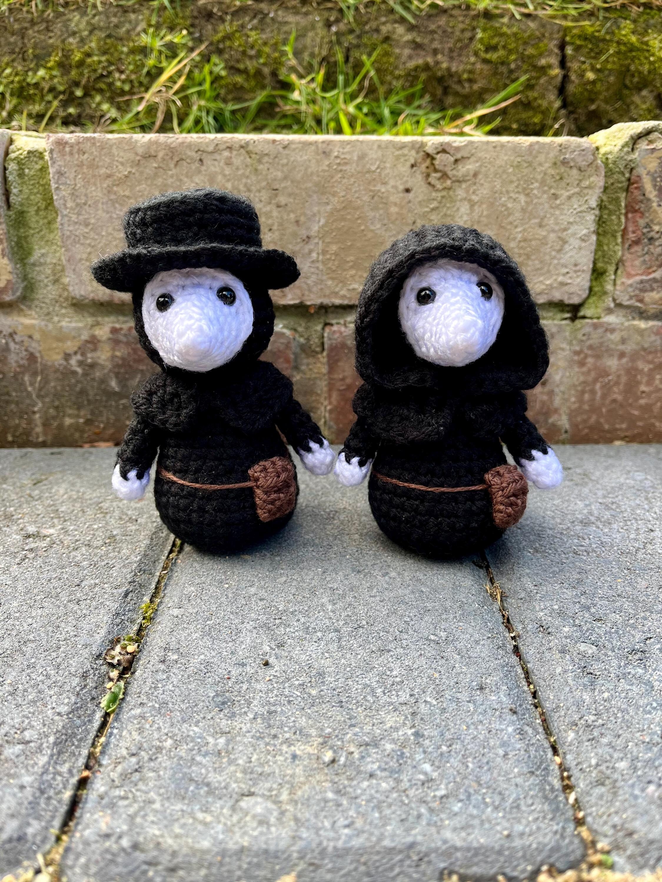 Crochet Plague Doctor Pattern | Plague Doctor Amigurumi Plush | Crochet ...