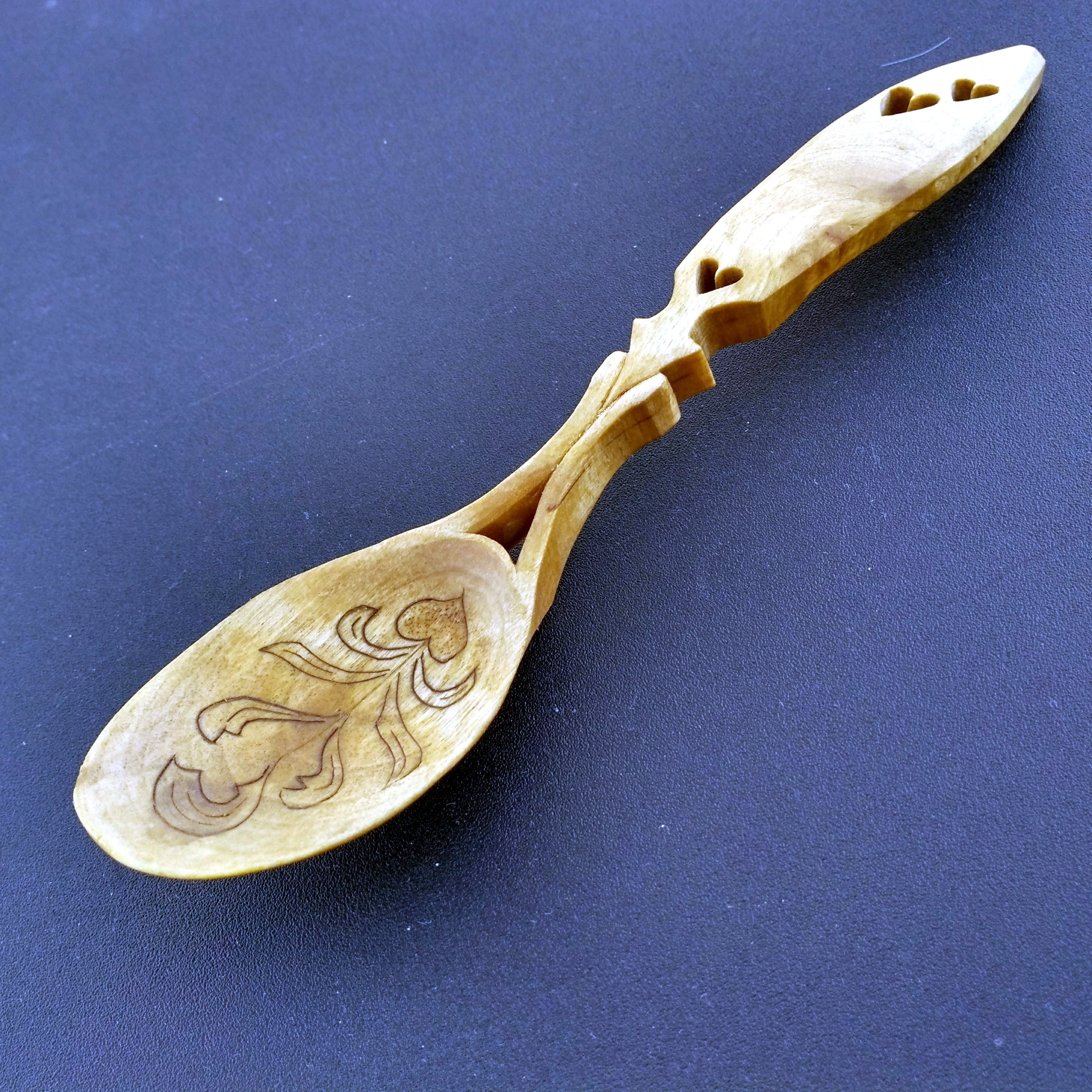 Scandinavian Proposal Gift, Romantic Hand Carved Wood Spoon for ...
