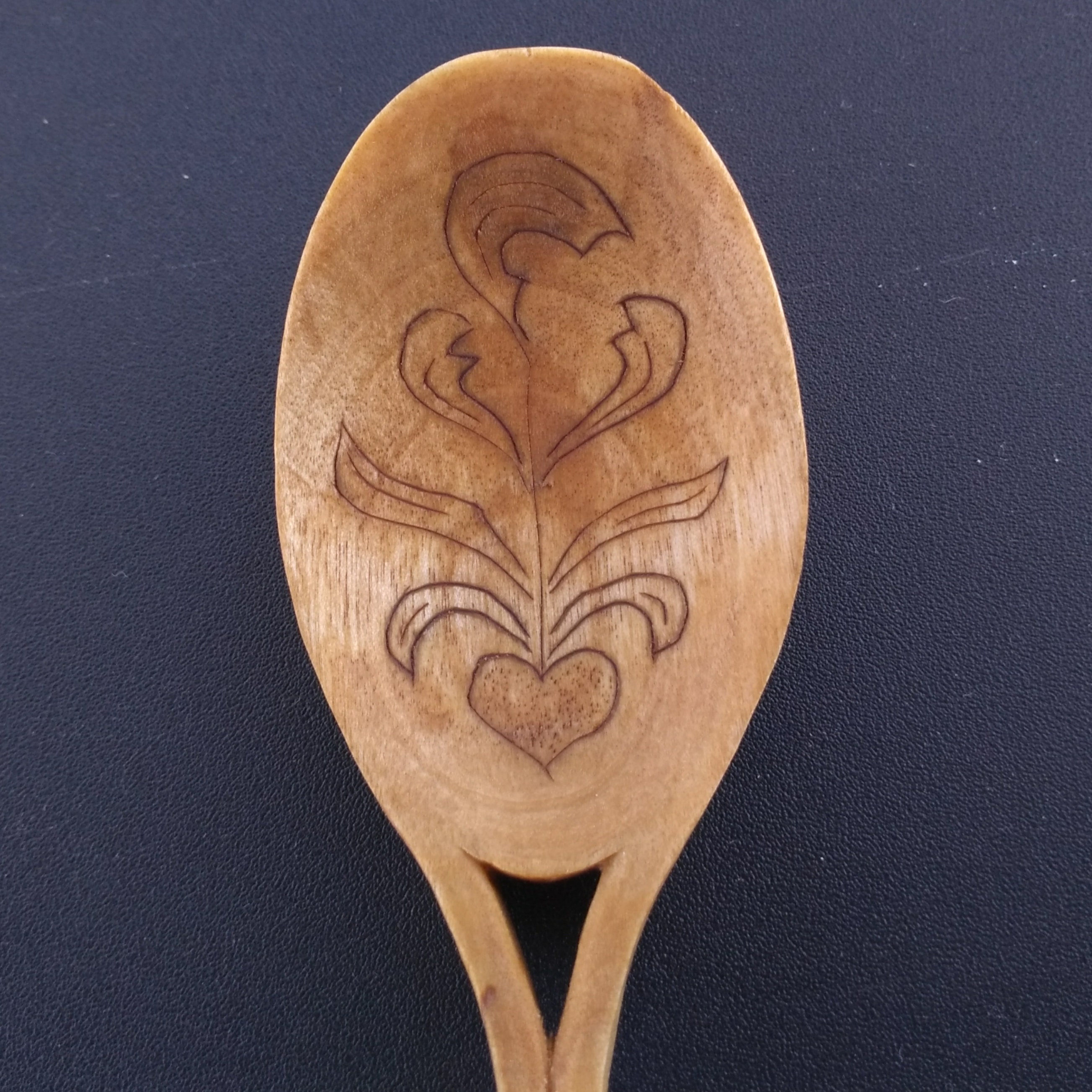Scandinavian Proposal Gift, Romantic Hand Carved Wood Spoon for ...