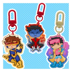 X-men and Heros Keychains - Etsy