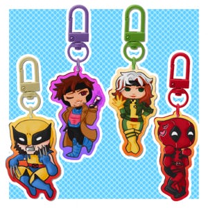 X-men and Heros Keychains - Etsy