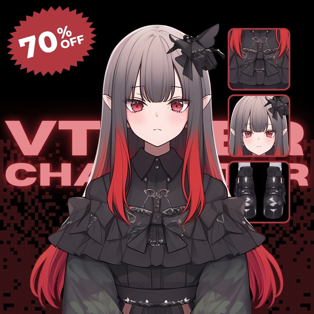 Custom Vtuber Model / Live2d Model Premade / Vtuber Design / Vtuber ...