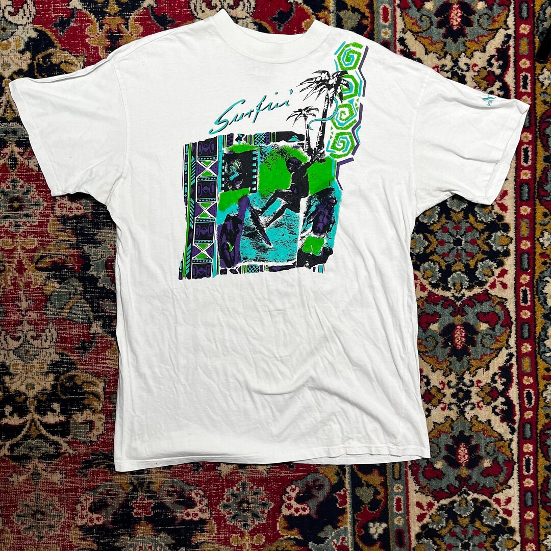 Vintage 80s 90s Puma T Shirt Grunge Surf Skate Surfing Size L - Etsy