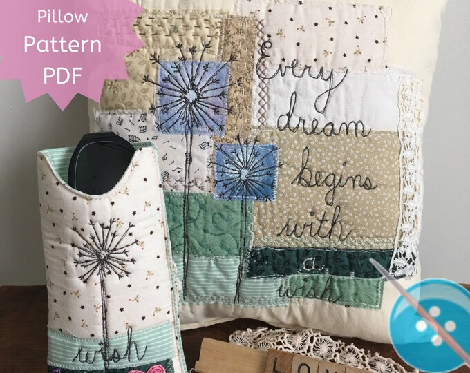 Digital Sewing Pattern, Longhorn Collage Quilt Pattern, Youtube Project ...