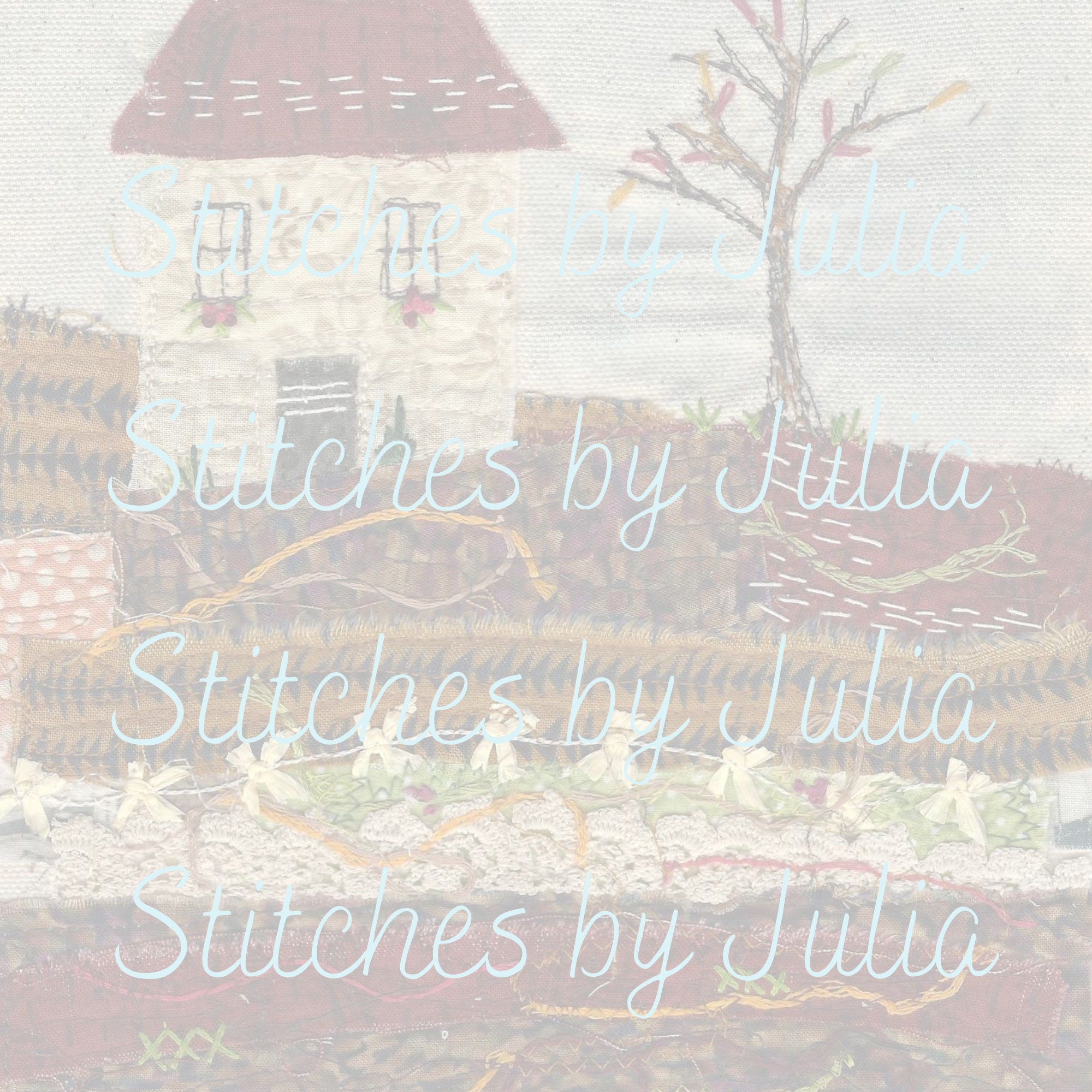 Digital Printable, Scans of Original Textile Collage Art - Etsy