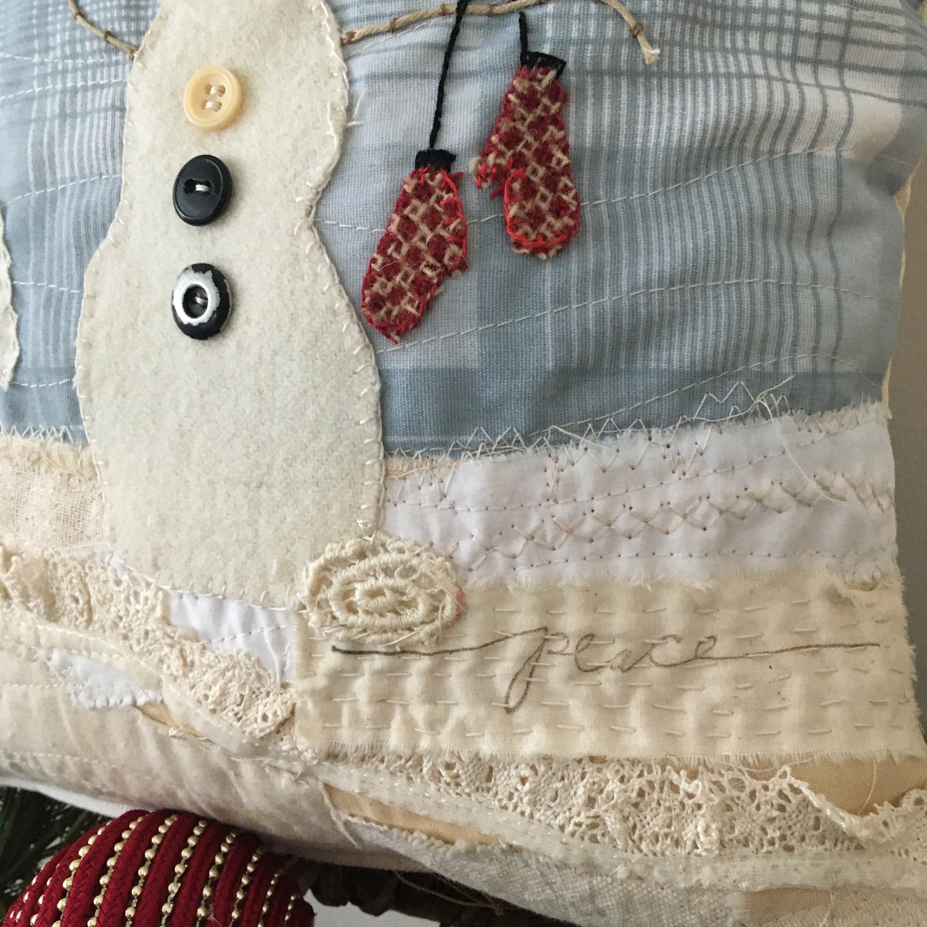 Digital Pattern, "mittens for Sale" Snowman, for Youtube Class, PDF ...