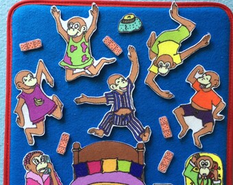 5 Little Monkeys | Etsy