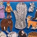 The Mitten Felt Board Story W Animals. Popular Children's Folktale ...