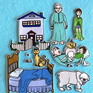 The Napping House Felt Board Story. Teachers. Story Time. Flannel Board ...